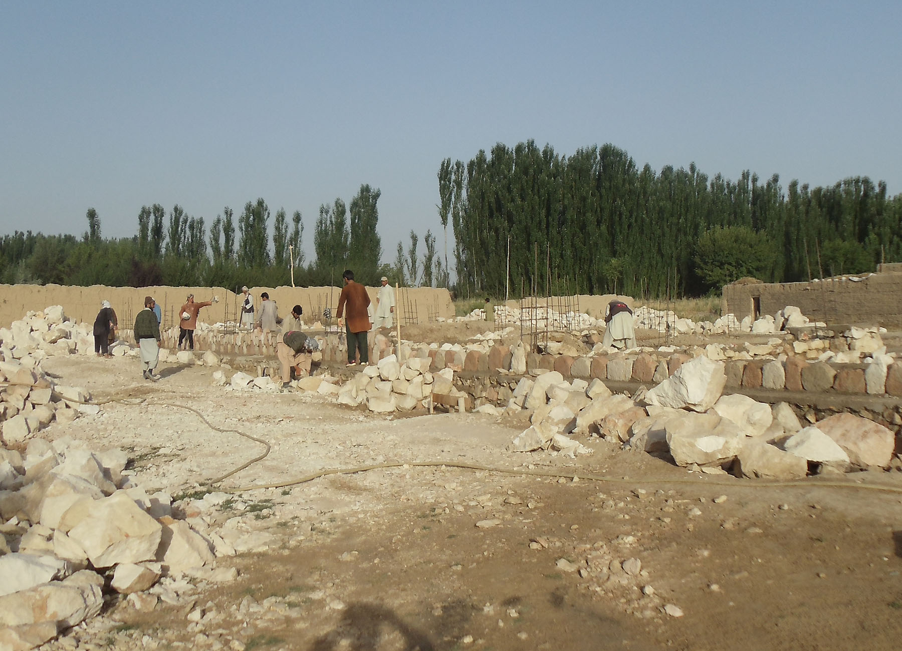 Sourcing of construction material